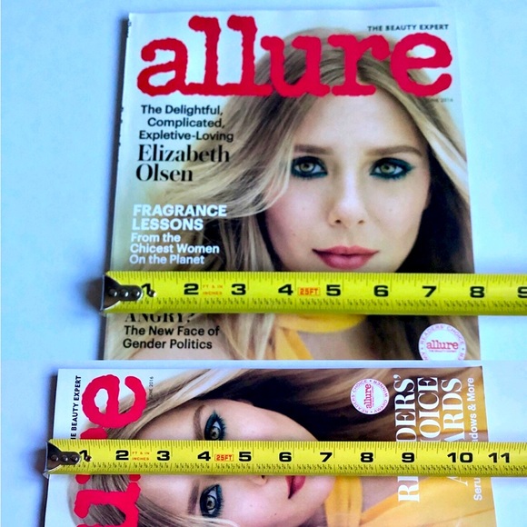 ALLURE MAGAZINE | Accents | New Allure Magazine June 26 Elizabeth Olsen ...